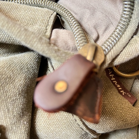 Fossil | Bags | Ahmik Green Canvas Messenger Bag | Poshmark